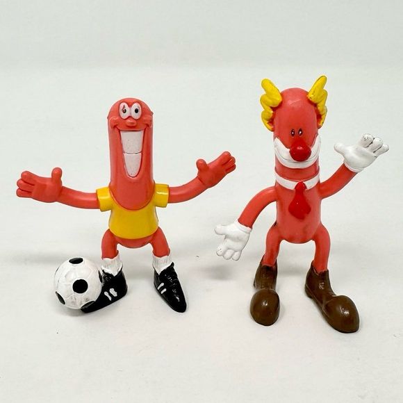 Toys | Kid Stuff Fantastic Franks Bendable Pvc Hot Dog Figure Toys ...